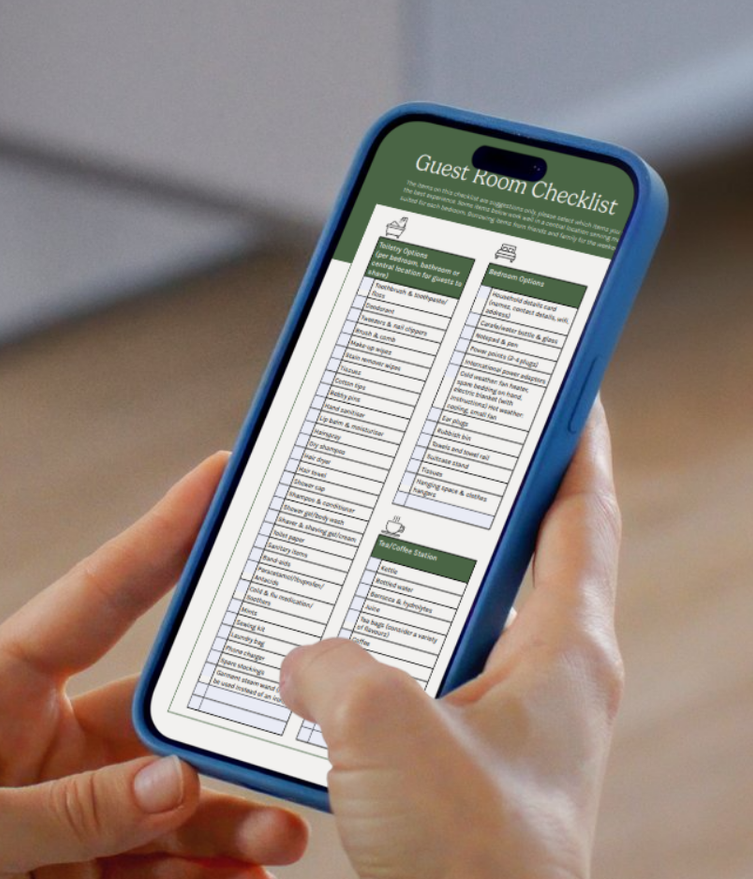 Overnight Stay | Guest Room Checklist Template – Elgusto Global