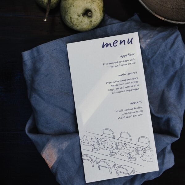 Handwritten Menu Card – Elgusto Global